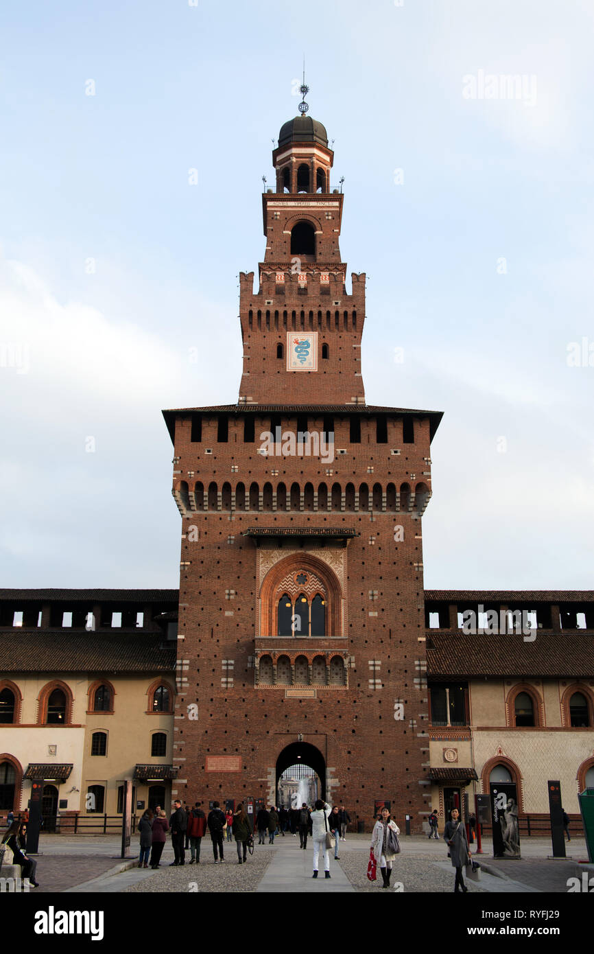Sforza castle museum hi-res stock photography and images - Alamy