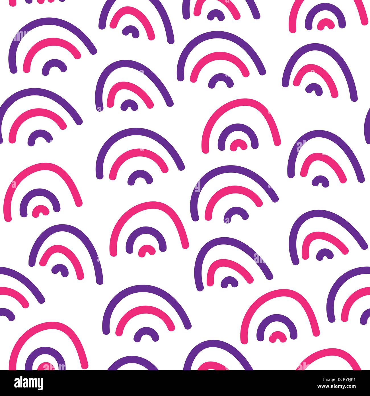 Seamless abstract neon rainbow background. Modern Vector design Stock ...