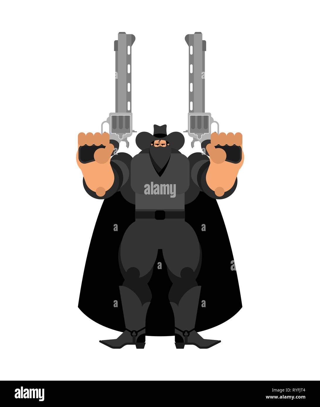 Old west gunfighter Cut Out Stock Images & Pictures - Alamy