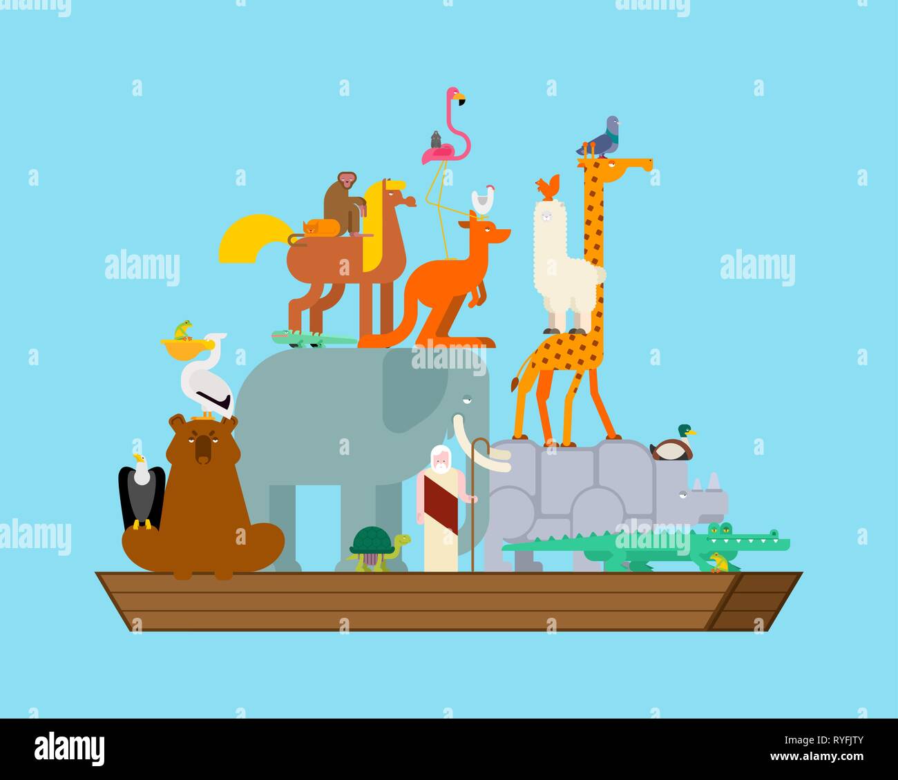 Noah Cartoon High Resolution Stock Photography and Images - Alamy
