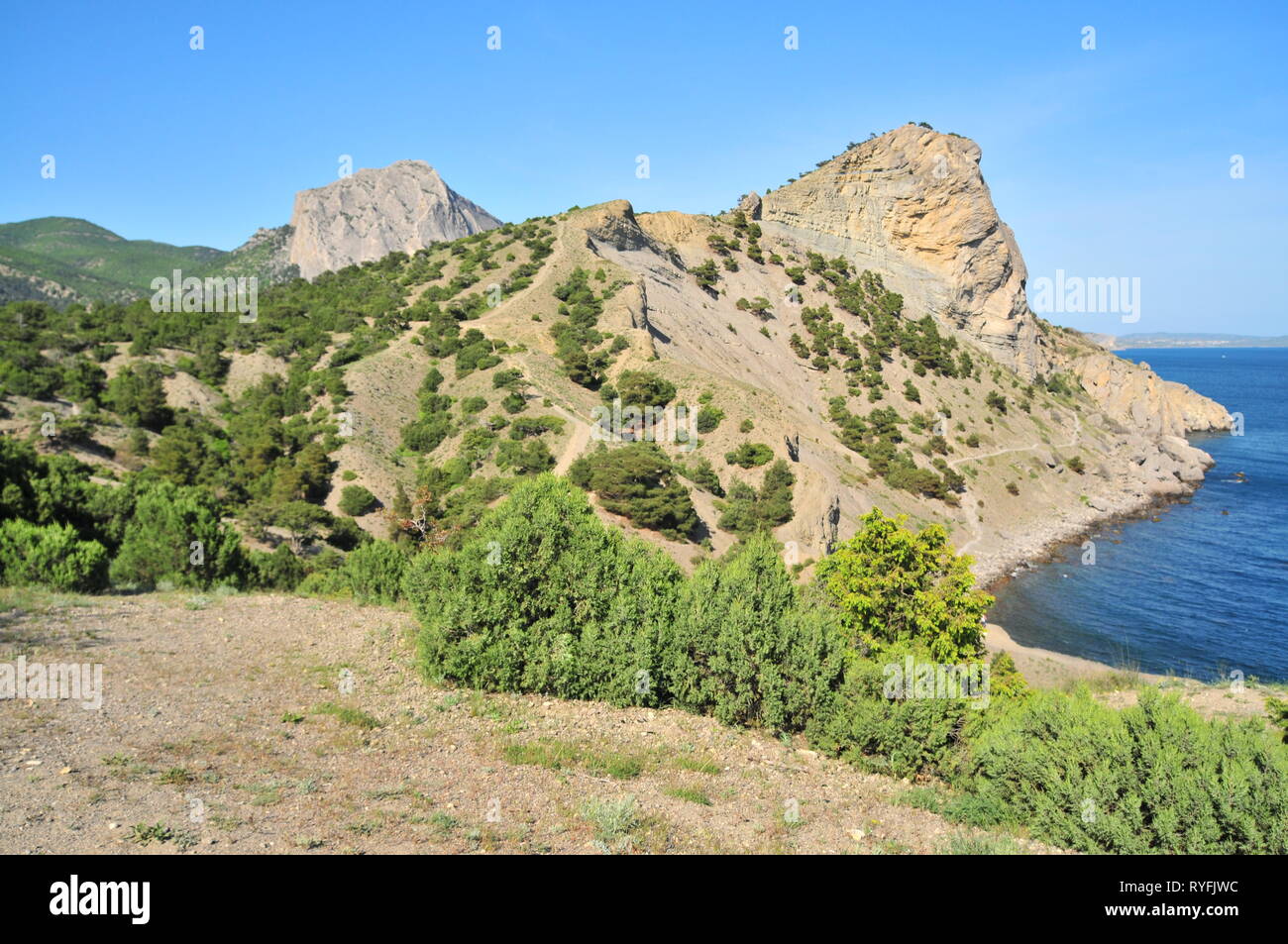 Path of Prince Golitsyn, Novyi Svit , Koba-Kaya mountain Black Sea ...