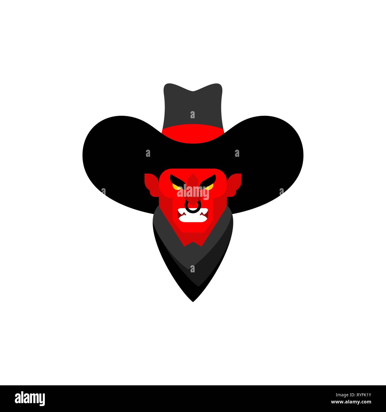 West satan Stock Vector Images - Alamy