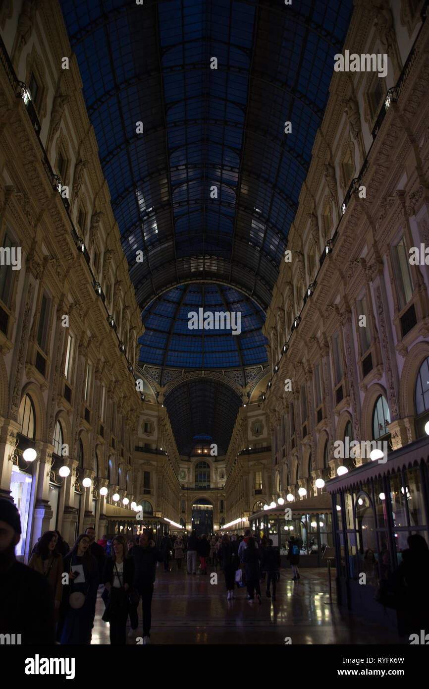 The Quadrilatero d'Oro Milan Italy Stock Photo - Alamy