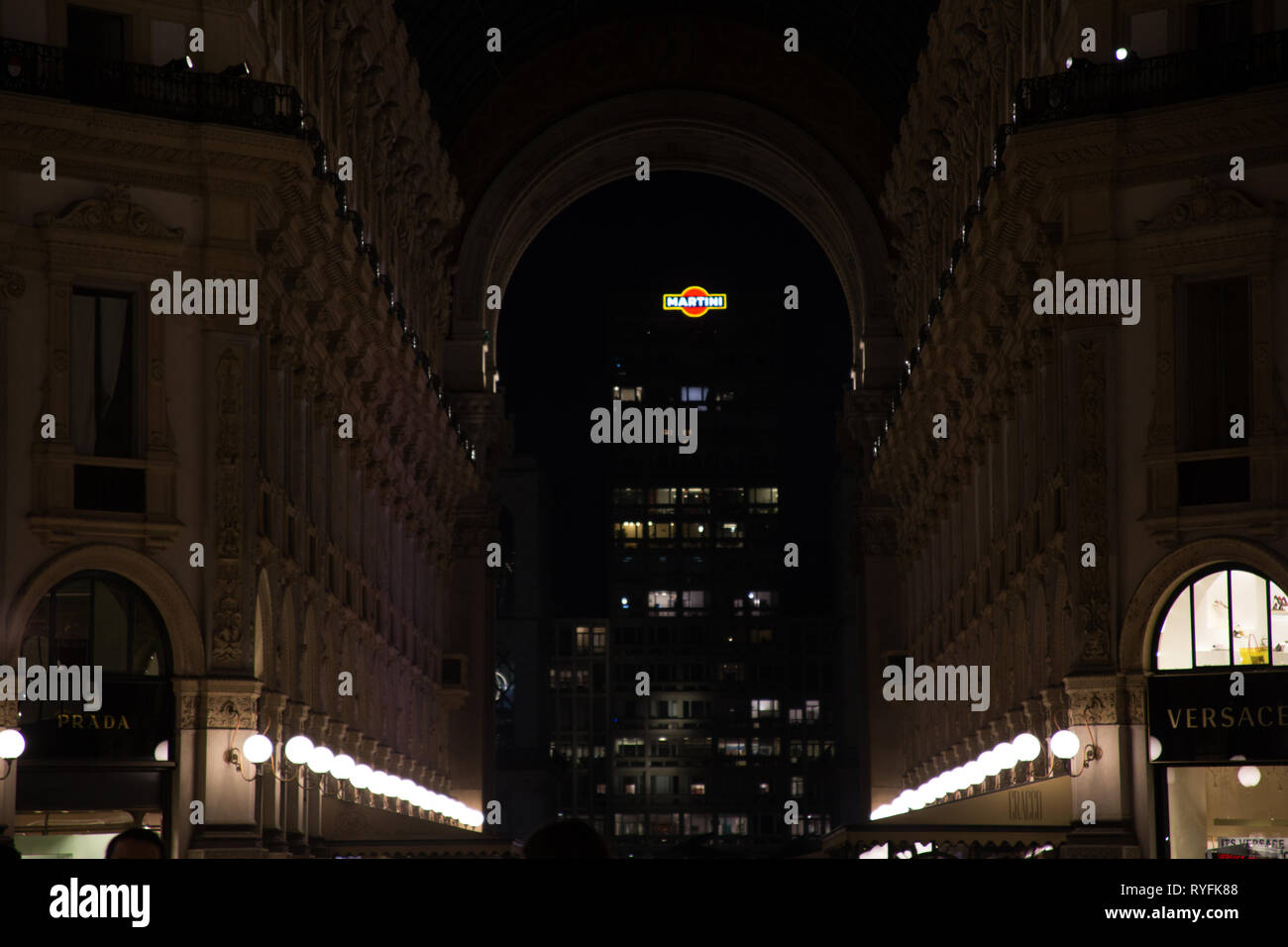 The Quadrilatero d'Oro Milan Italy Stock Photo - Alamy