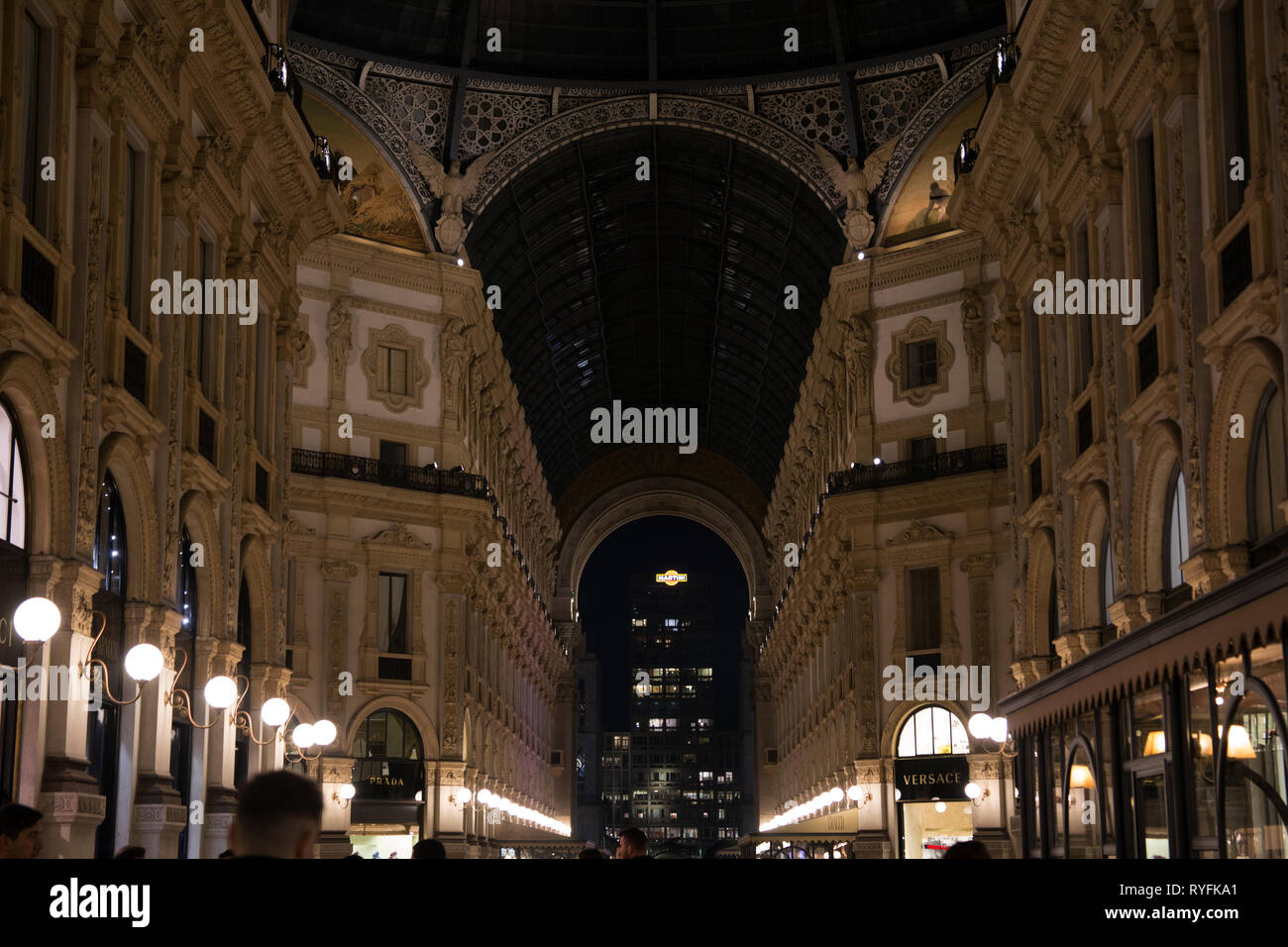 The Quadrilatero d'Oro Milan Italy Stock Photo - Alamy