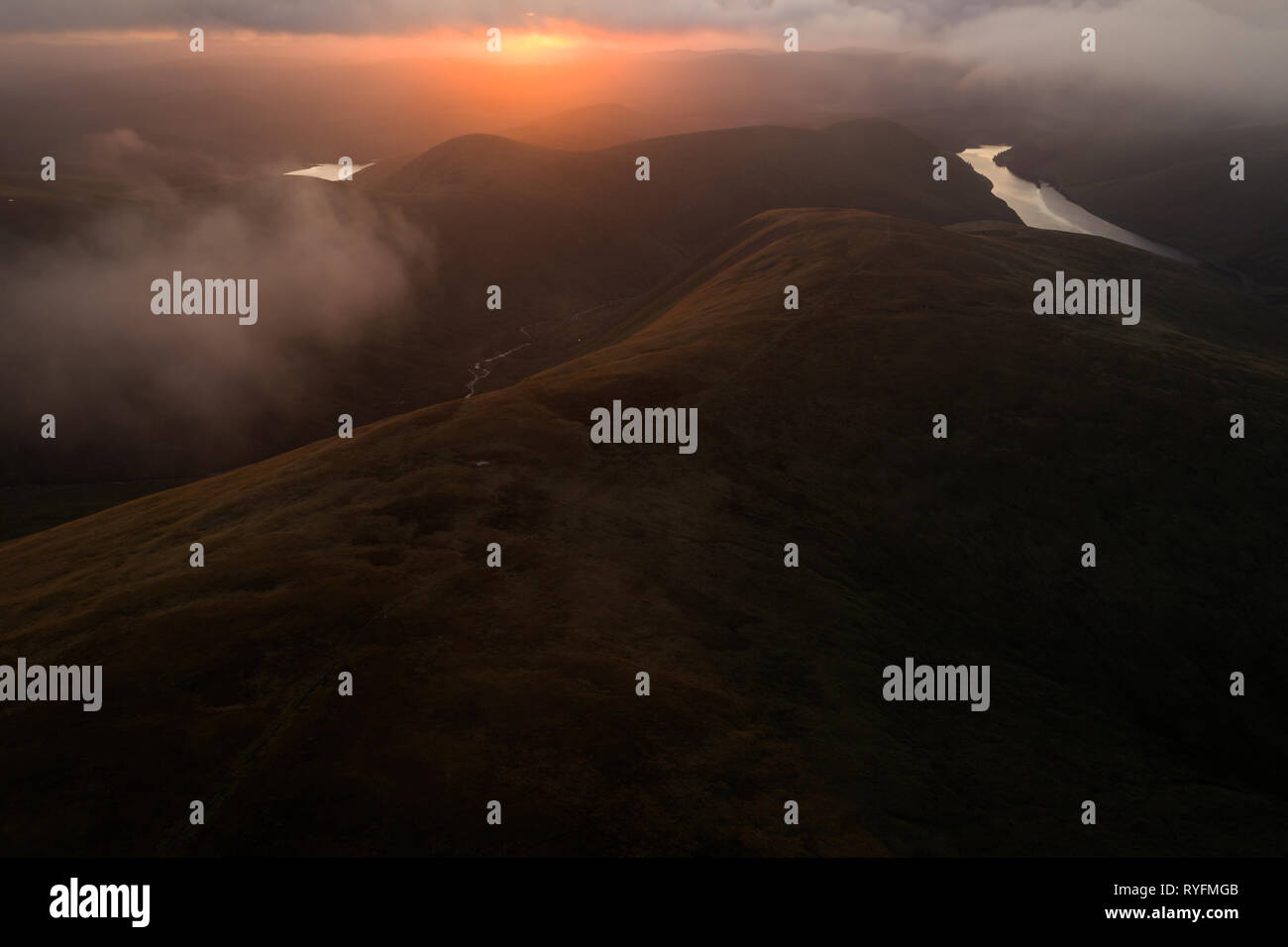 Tweed valley aerial hi-res stock photography and images - Alamy