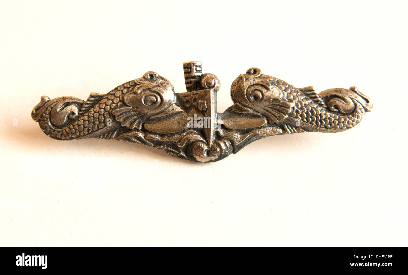 Submarine warfare insignia Stock Photo - Alamy