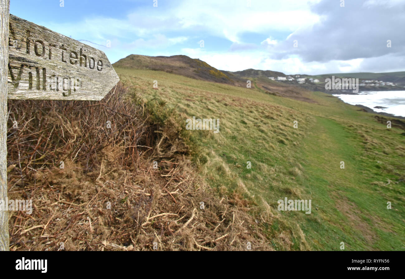 Mortehoe village devon hi-res stock photography and images - Alamy