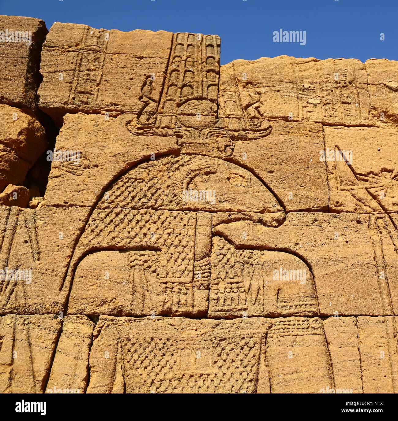 in africa sudan naqa the antique temple of the black pharaohs in the ...