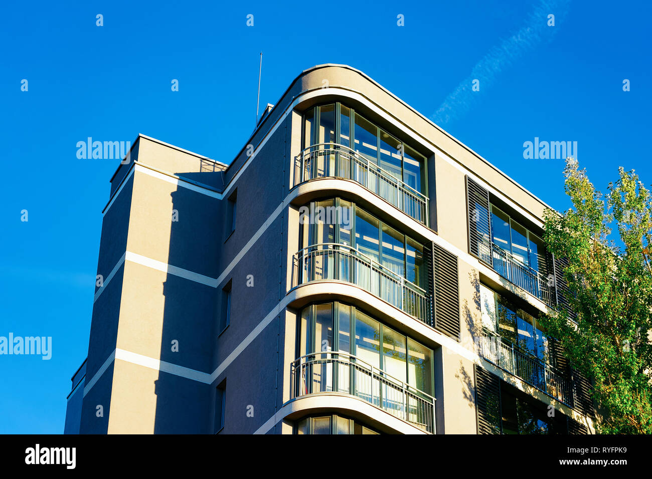 Modern house residential building complex real estate concept Stock ...