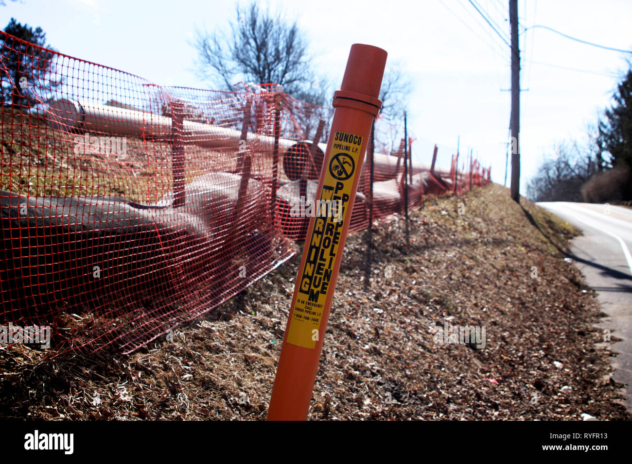 Pennsylvania pipeline project hi-res stock photography and images - Alamy
