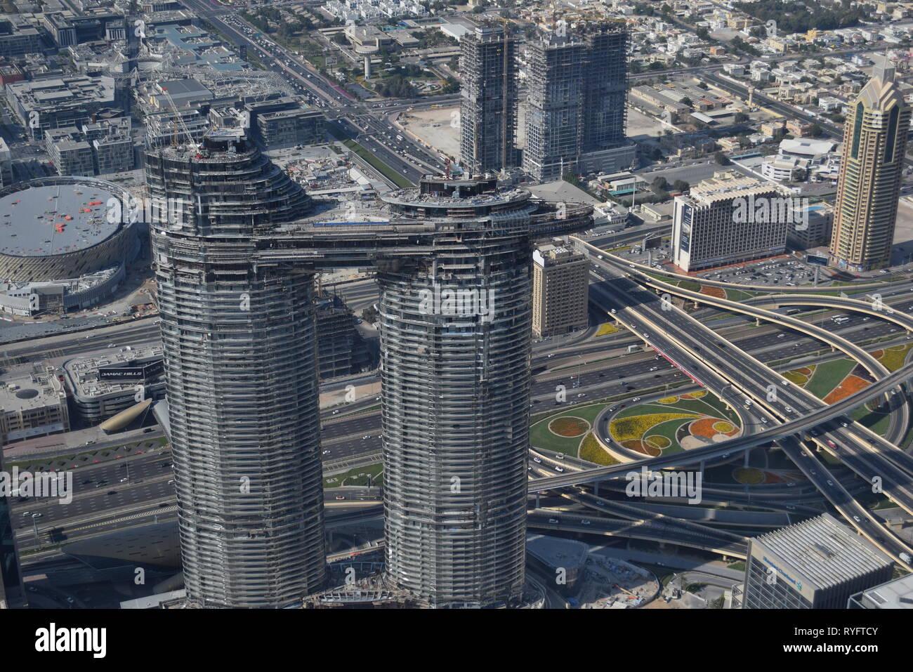 Building under construction in Dubai Stock Photo - Alamy