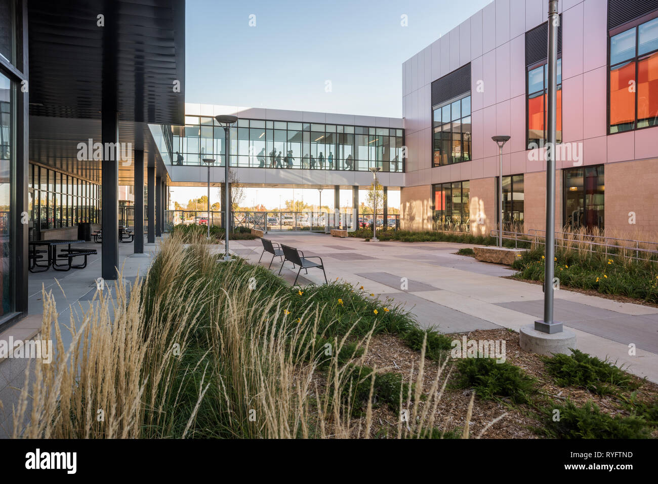 Exterior of Joplin High School Stock Photo - Alamy