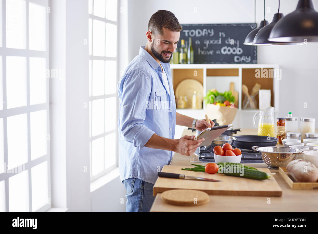 Professional chef kitchen hi-res stock photography and images - Alamy