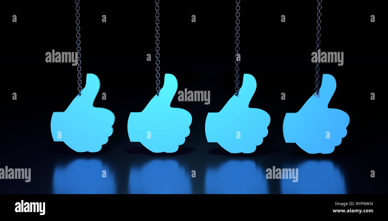 Hand showing symbol Like Stock Photo - Alamy