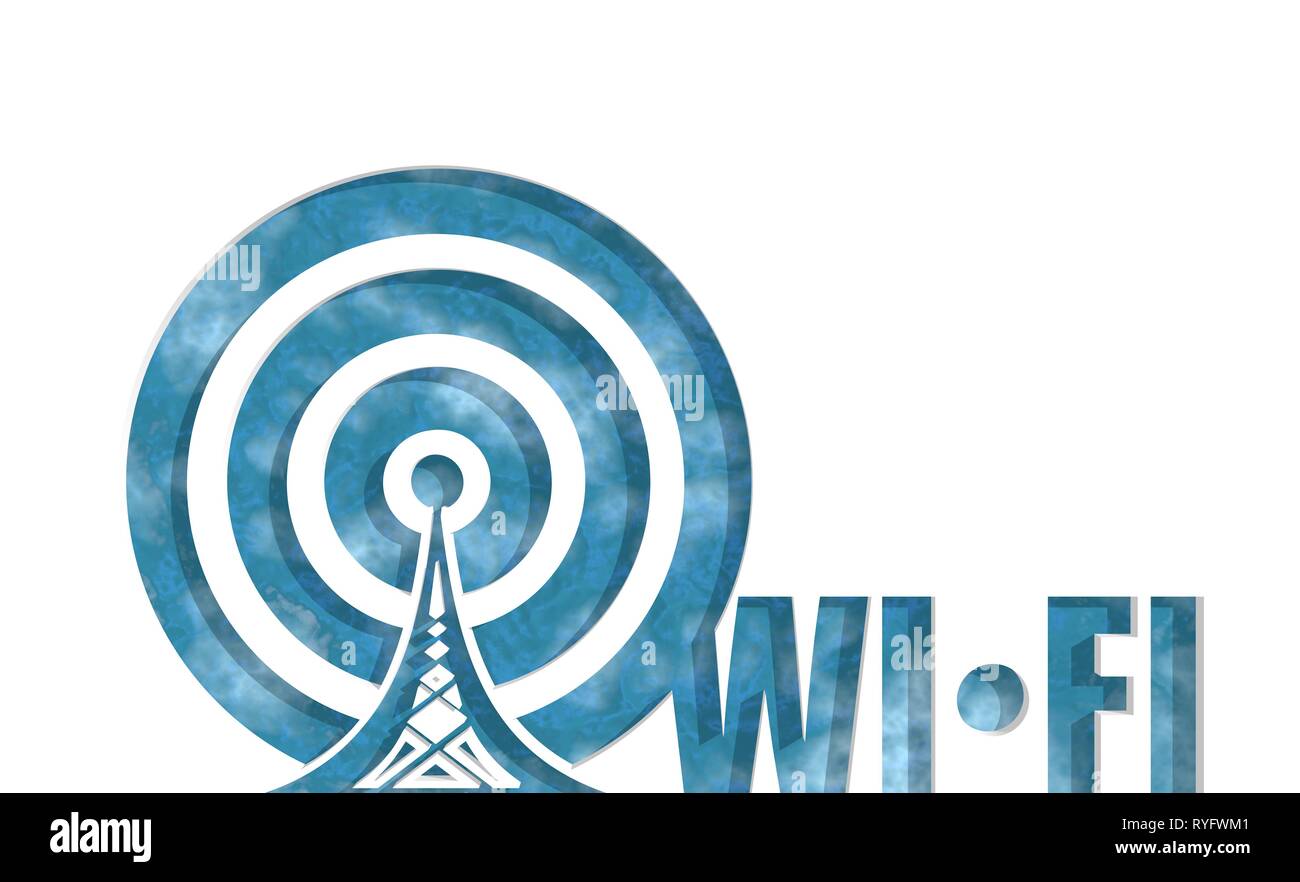 Wi Fi Wireless Network Symbol Stock Photo - Alamy