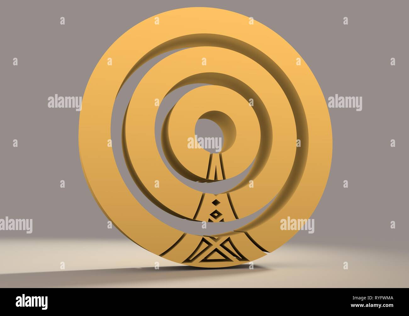 Wi Fi Wireless Network Symbol Stock Photo - Alamy