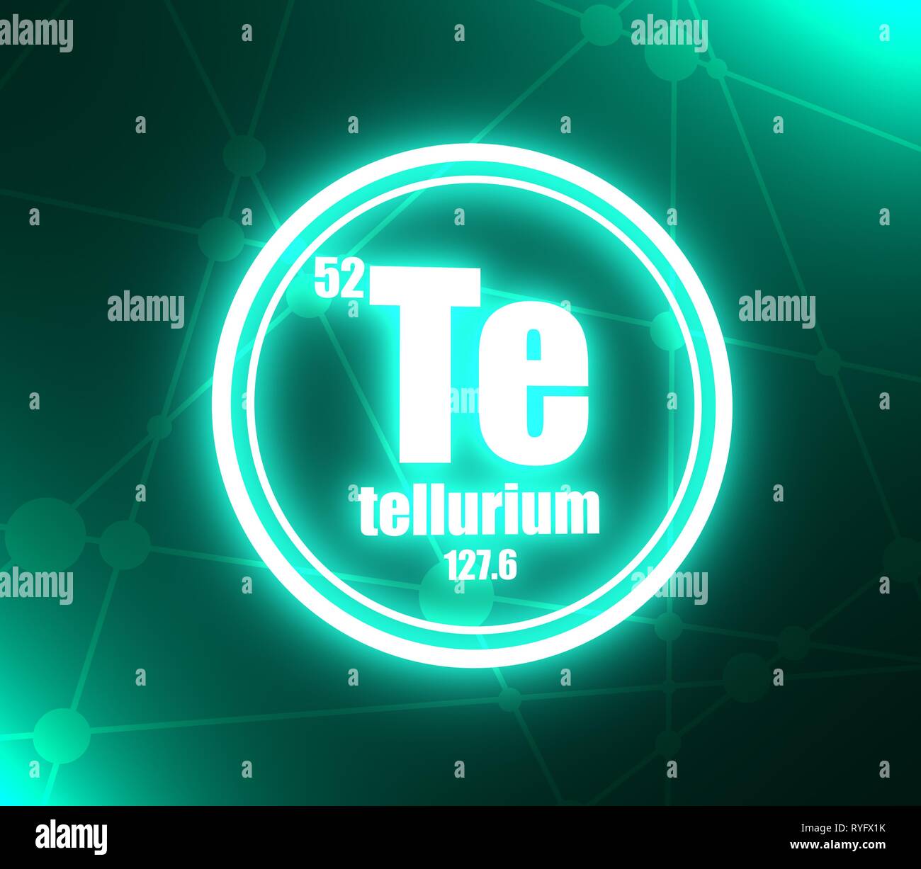 Tellurium chemical element Stock Photo - Alamy