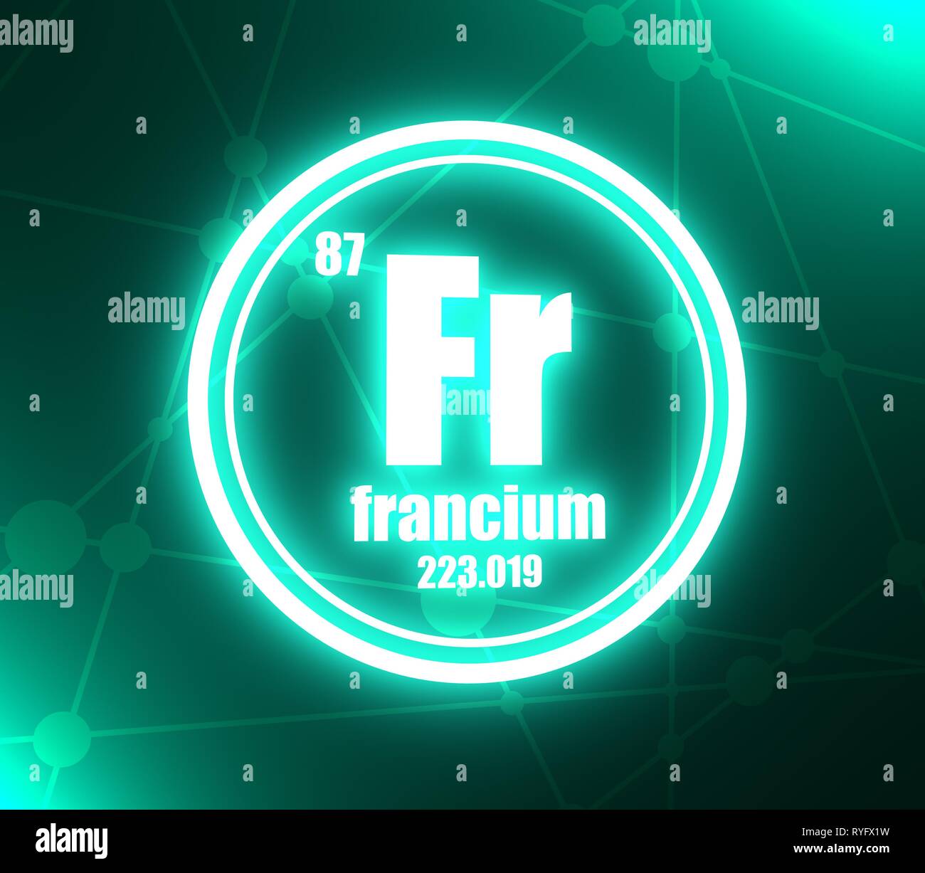 Francium atomic structure hi-res stock photography and images - Alamy