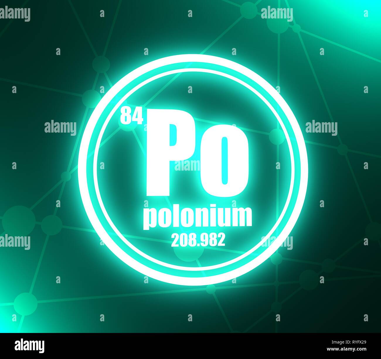 Polonium atomic structure hi-res stock photography and images - Alamy