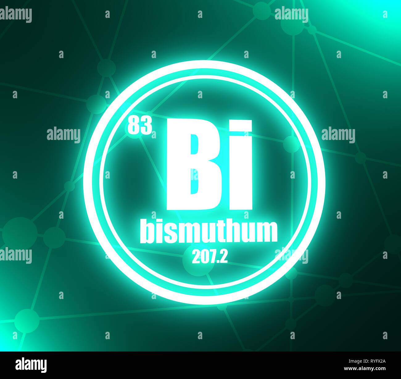 Bismuthum chemical element Stock Photo - Alamy