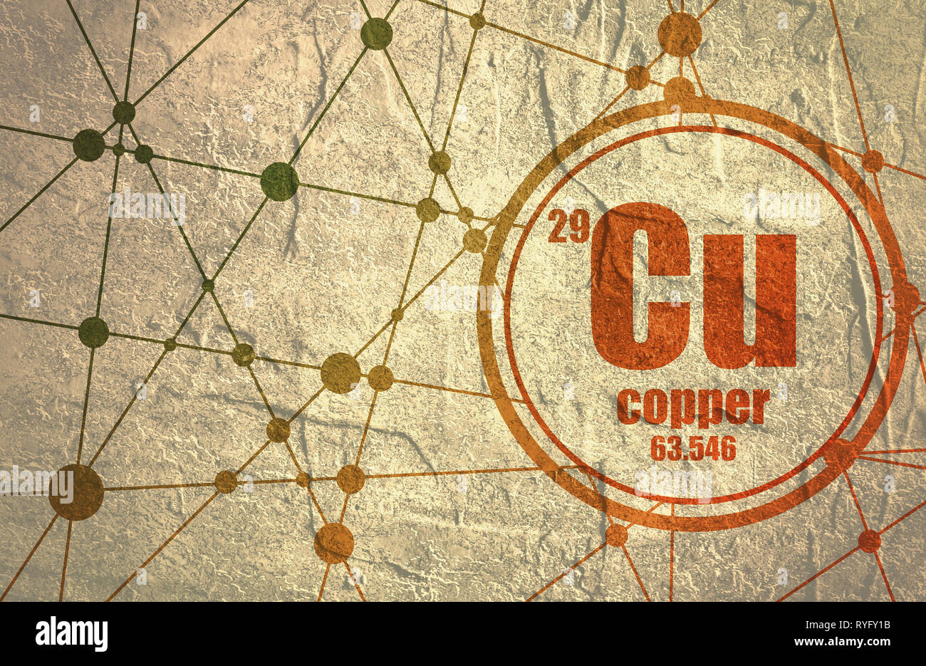 Copper Atomic Structure High Resolution Stock Photography and Images ...