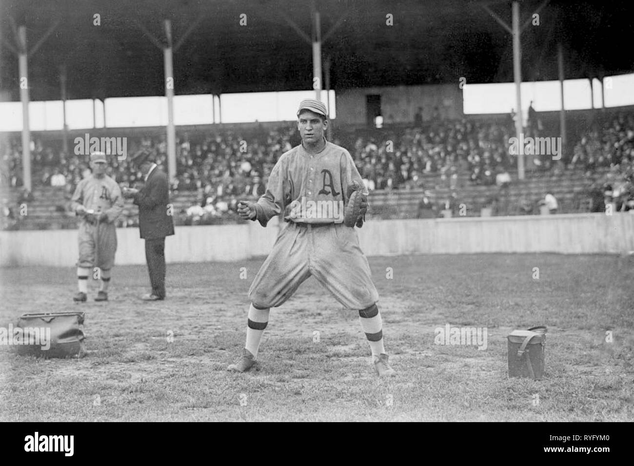 Bill Haeffner, Philadelphia Athletics, 1915 Stock Photo - Alamy