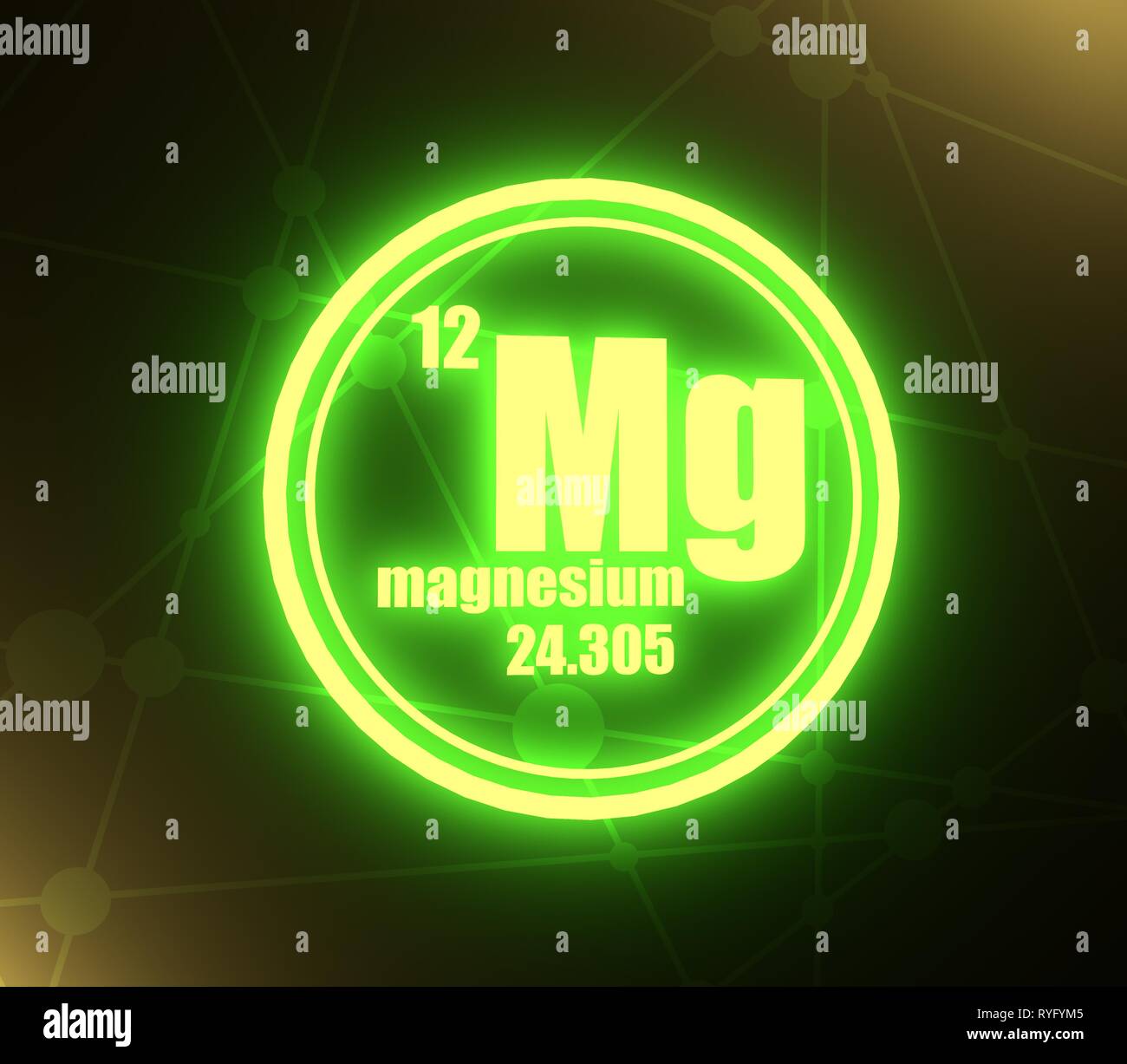 Magnesium chemical element Stock Photo - Alamy