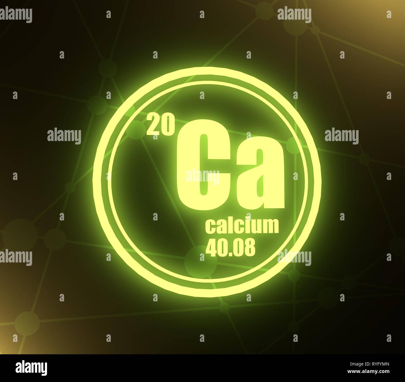 Calcium chemical element Stock Photo - Alamy