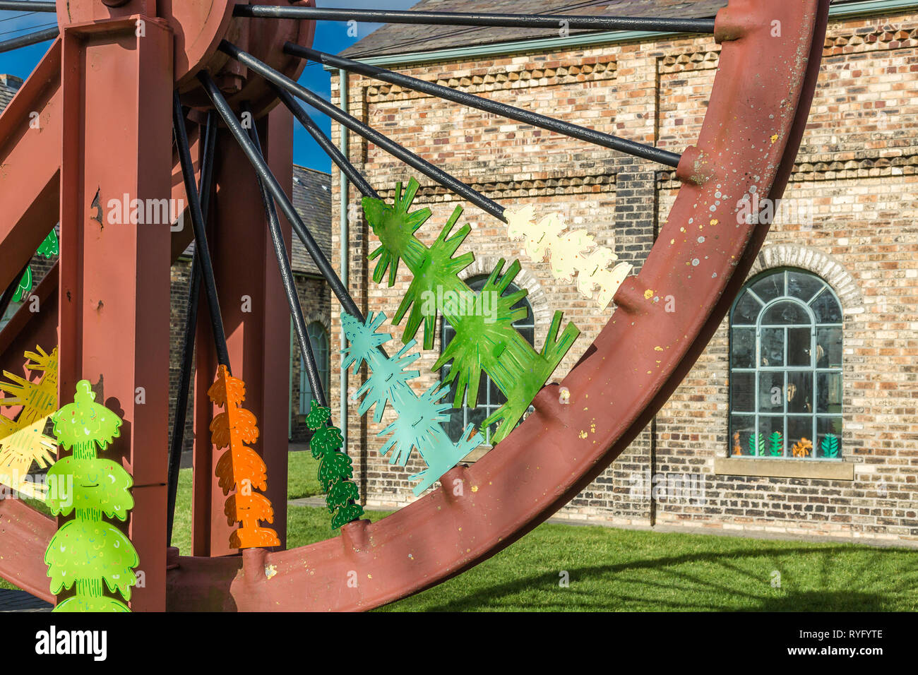 Pit head wheel hi-res stock photography and images - Alamy