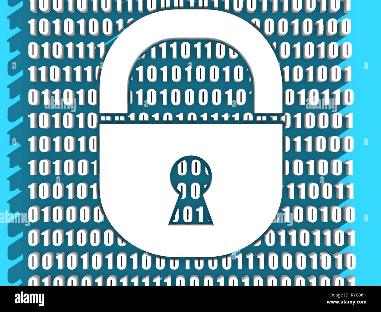 Binary code backdrop Stock Photo - Alamy