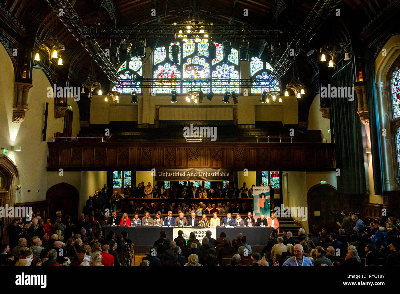 Press conference inside guildhall hi-res stock photography and images ...