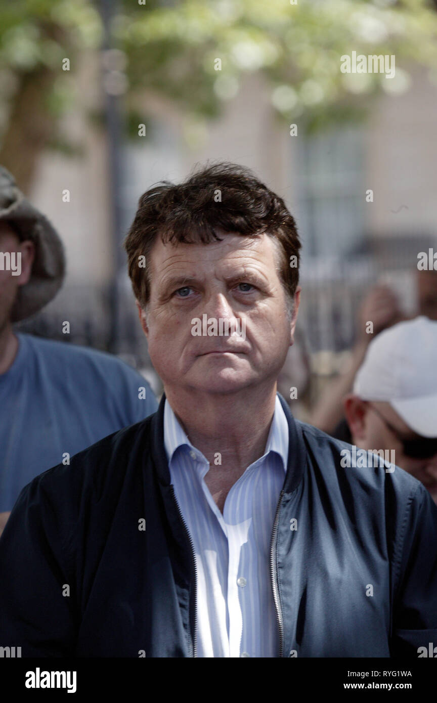 Gerard Batten at the #freetommy protest in London Stock Photo - Alamy