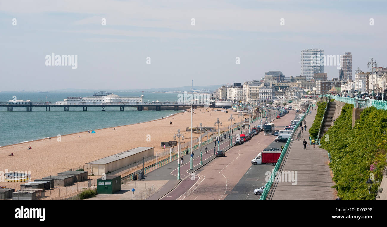 Seaside railings promenade sunny hi-res stock photography and images ...