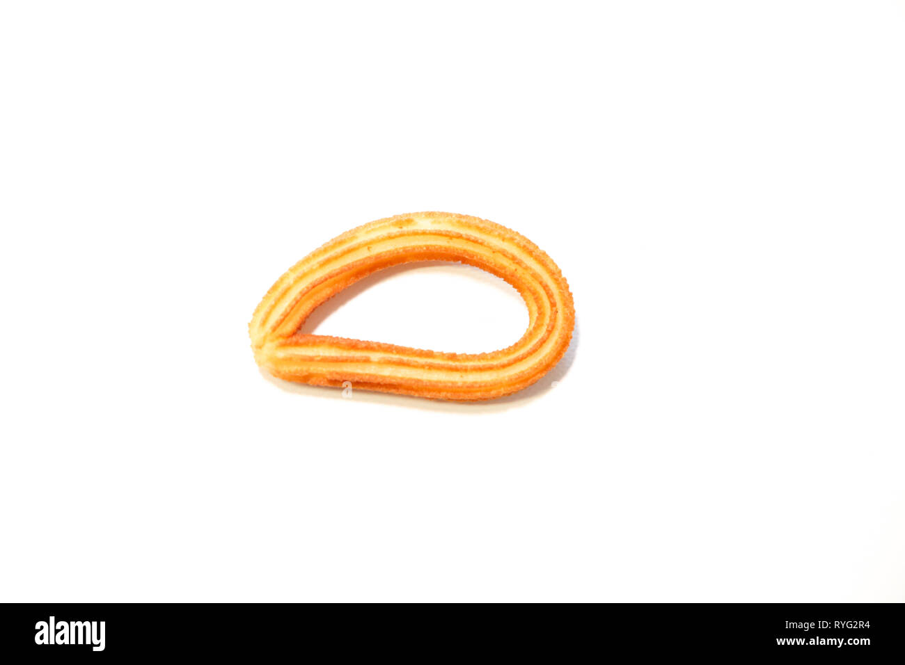 spanish fritter on white background Stock Photo - Alamy