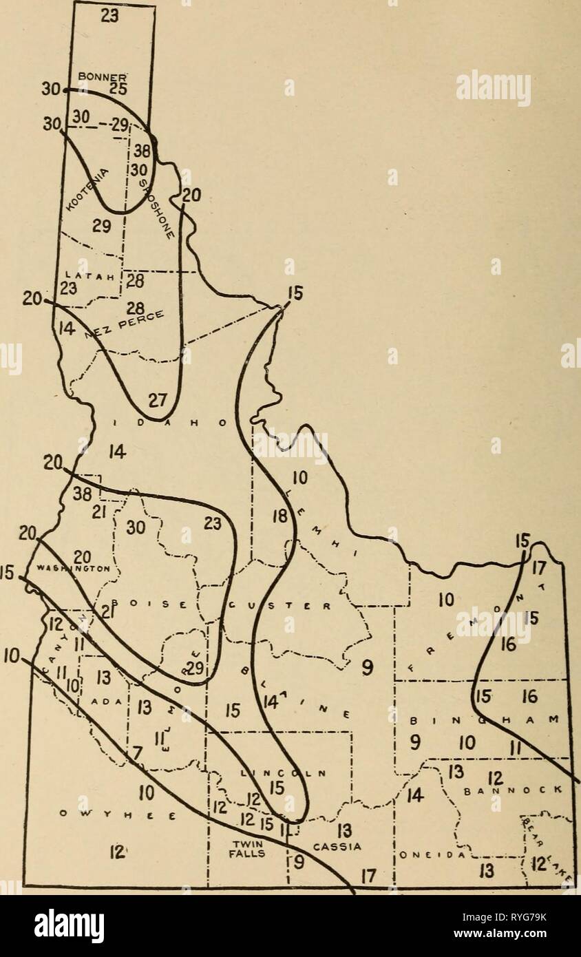 Dry farming in relation to rainfall and evaporation ...