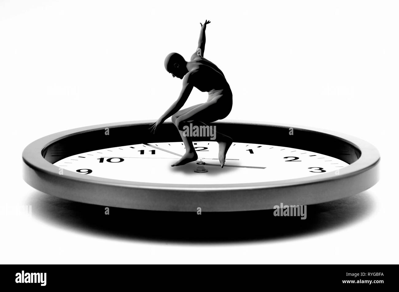 Dancing clock Cut Out Stock Images & Pictures - Alamy