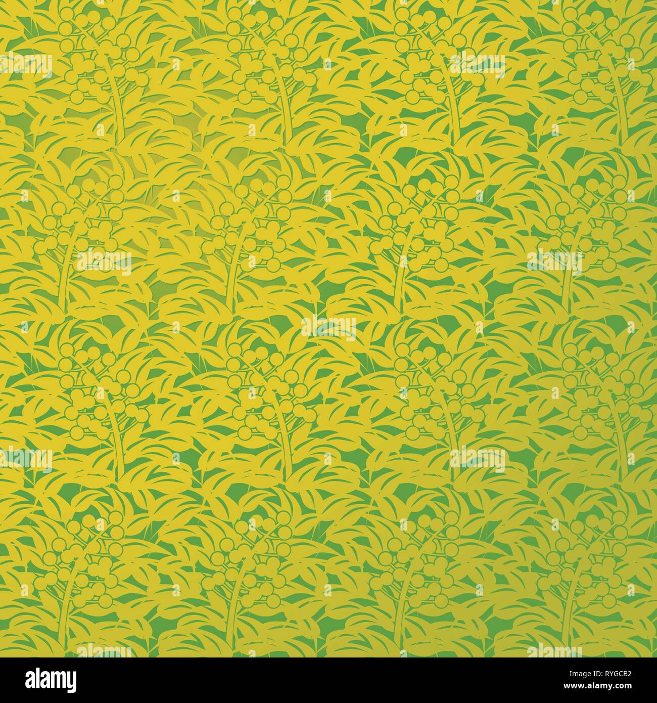 Wallpaper with green jungle pattern Stock Vector Image & Art - Alamy
