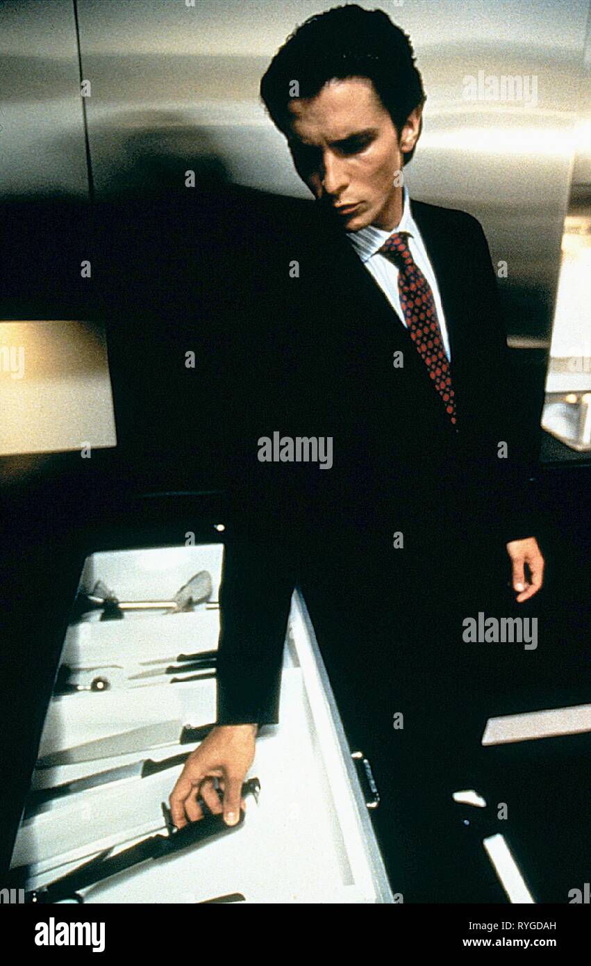 American Psycho Film Christian Bale High Resolution Stock Photography ...