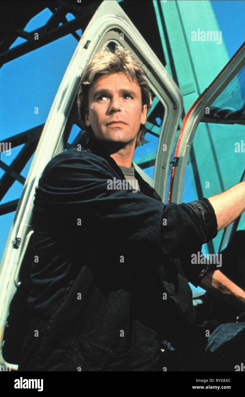 RICHARD DEAN ANDERSON, MACGYVER, 1985 Stock Photo - Alamy