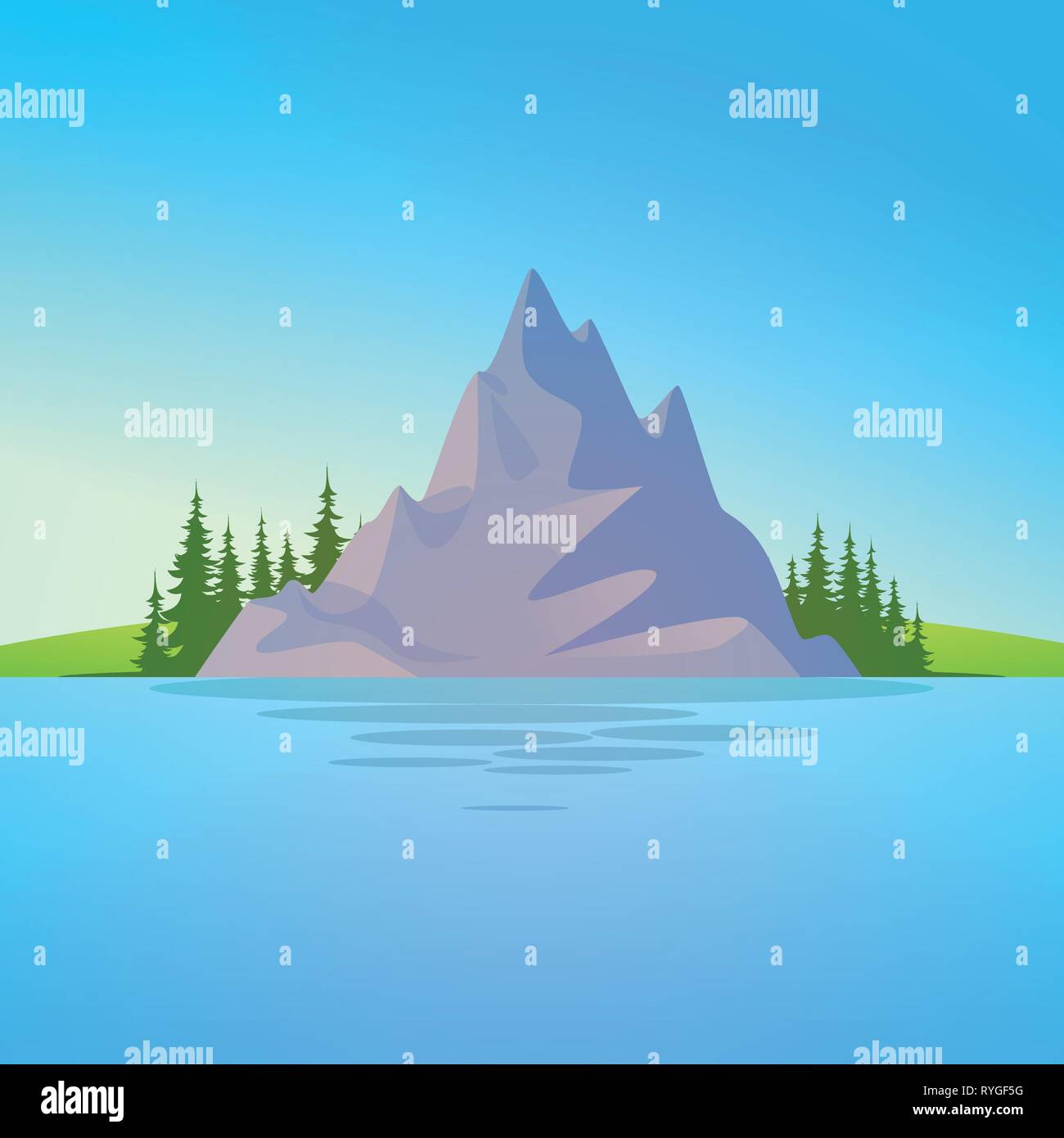 Overlook sea Stock Vector Images - Alamy