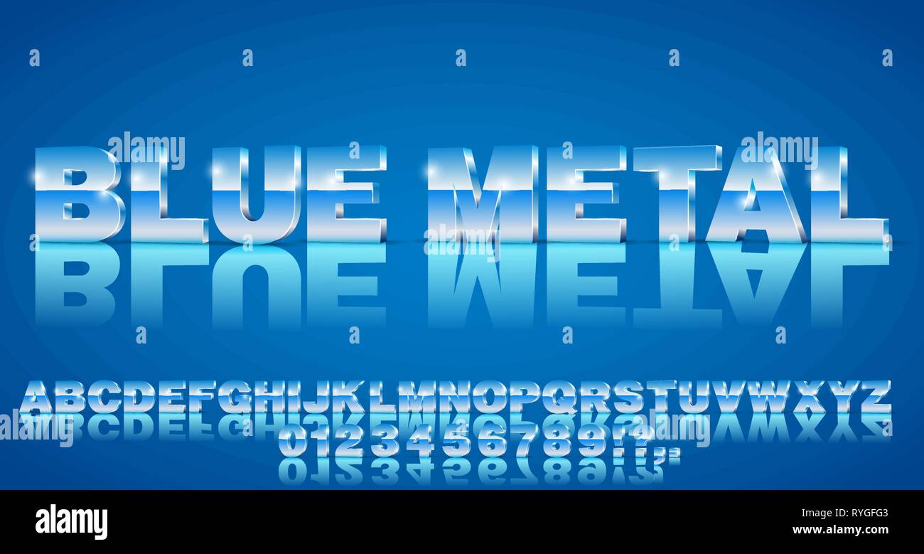 3d type font hi-res stock photography and images - Alamy