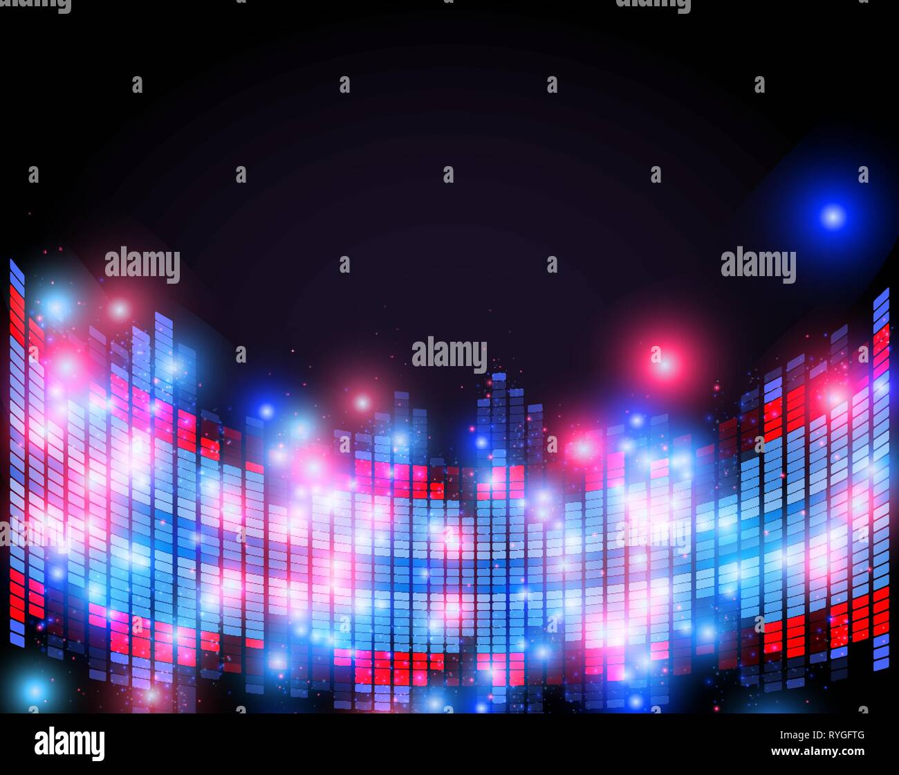 Abstract energy equalizer background audio Stock Vector Images - Alamy