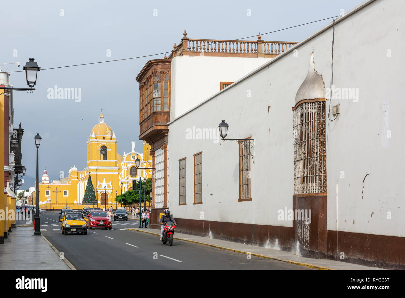 Historic Centre of city of Trujillo in region of La Libertad in ...