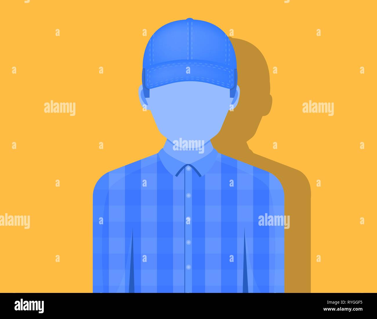 Emotionless man Stock Vector Images - Alamy