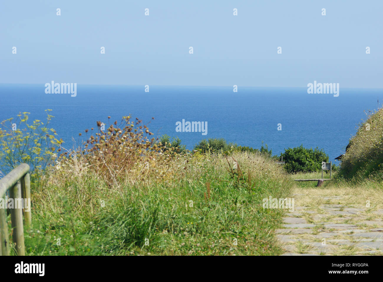 blue sea and perfect destination to travel Stock Photo - Alamy