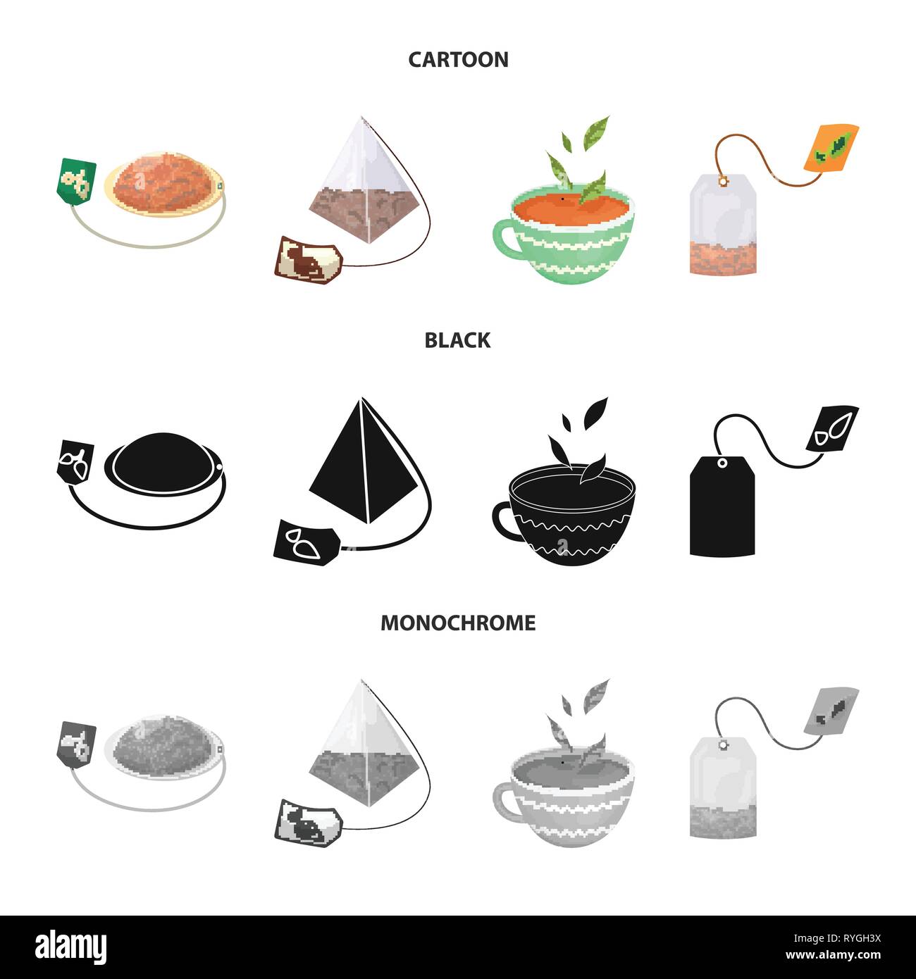 Triangular Tea Bag High Resolution Stock Photography and Images - Alamy