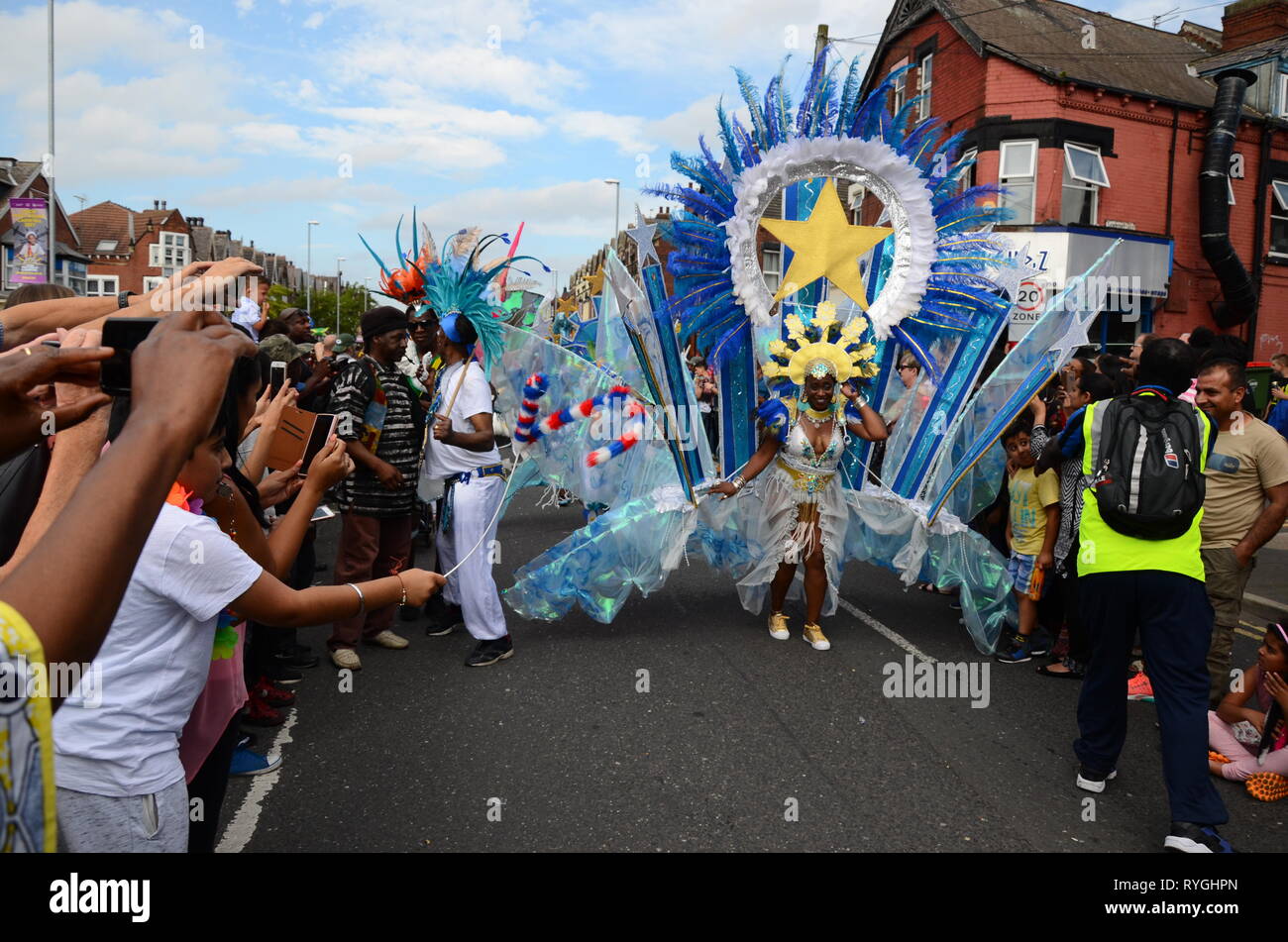 Arthur France, Leeds west Indian carnival parade, Harehills avenue ...