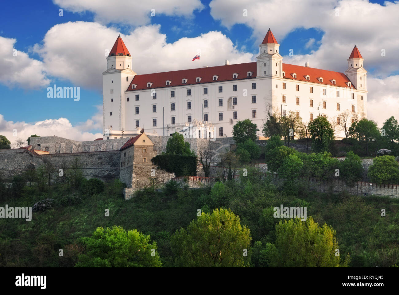 Bratislava castle - Slovakia Stock Photo - Alamy