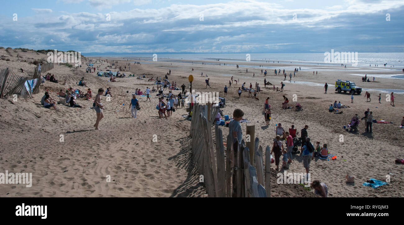 Formby beach, near Liverpool Stock Photo - Alamy
